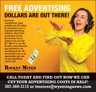 Free Advertising, Rocket Miner, Rock Springs, WY